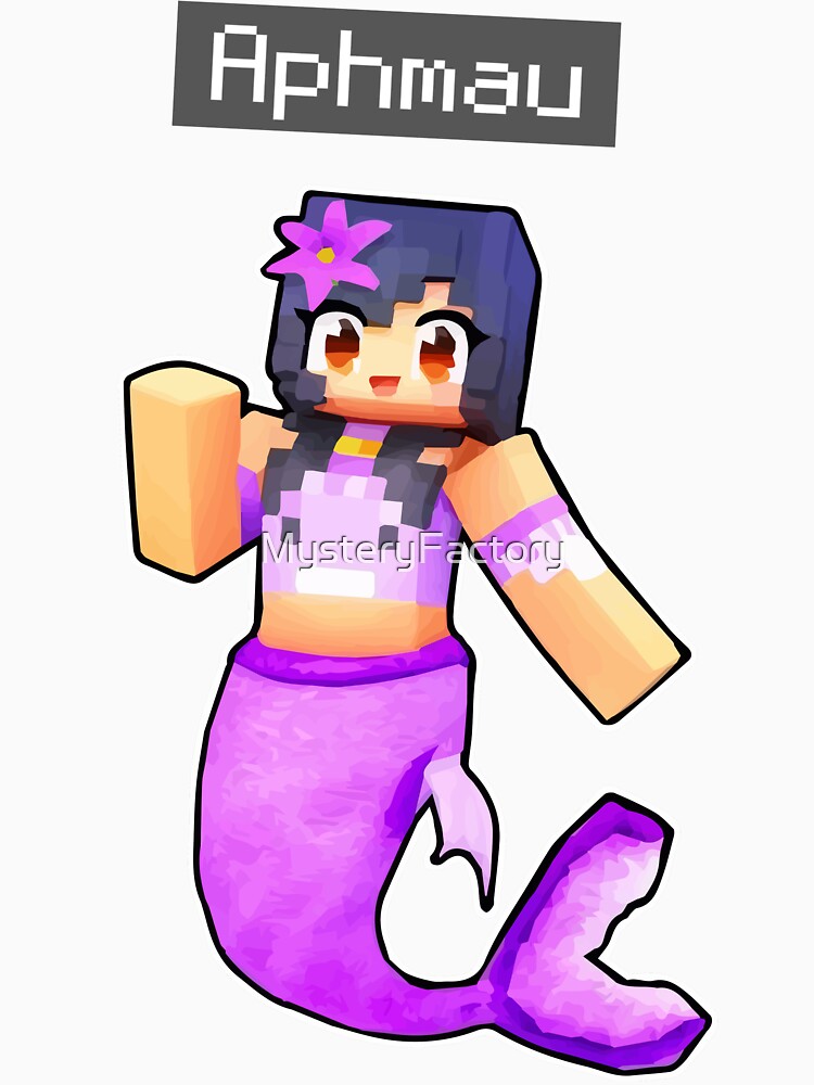 "Aphmau Minecraft Mermaid " T-shirt for Sale by MysteryFactory ...