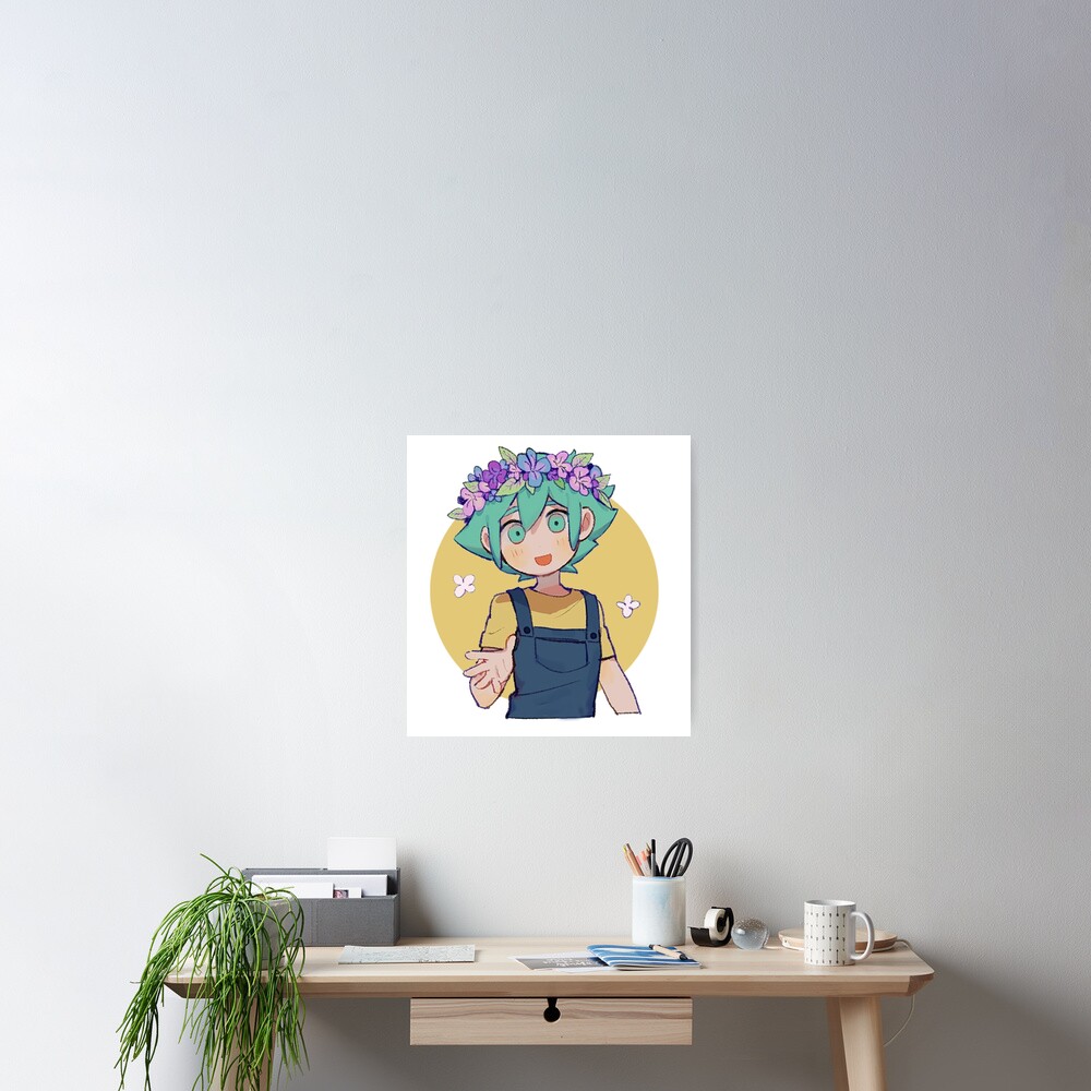 "Basil - Dream World - OMORI Design" Poster for Sale by Svendaa | Redbubble