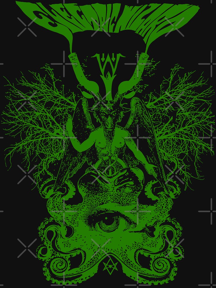 "Electric Wizard - Baphomet (Green)" T-shirt for Sale by lnfernum ...