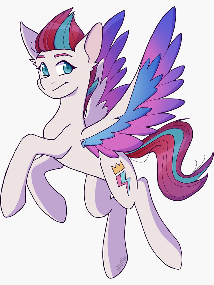 "Zipp Storm" Sticker by petalartist | Redbubble