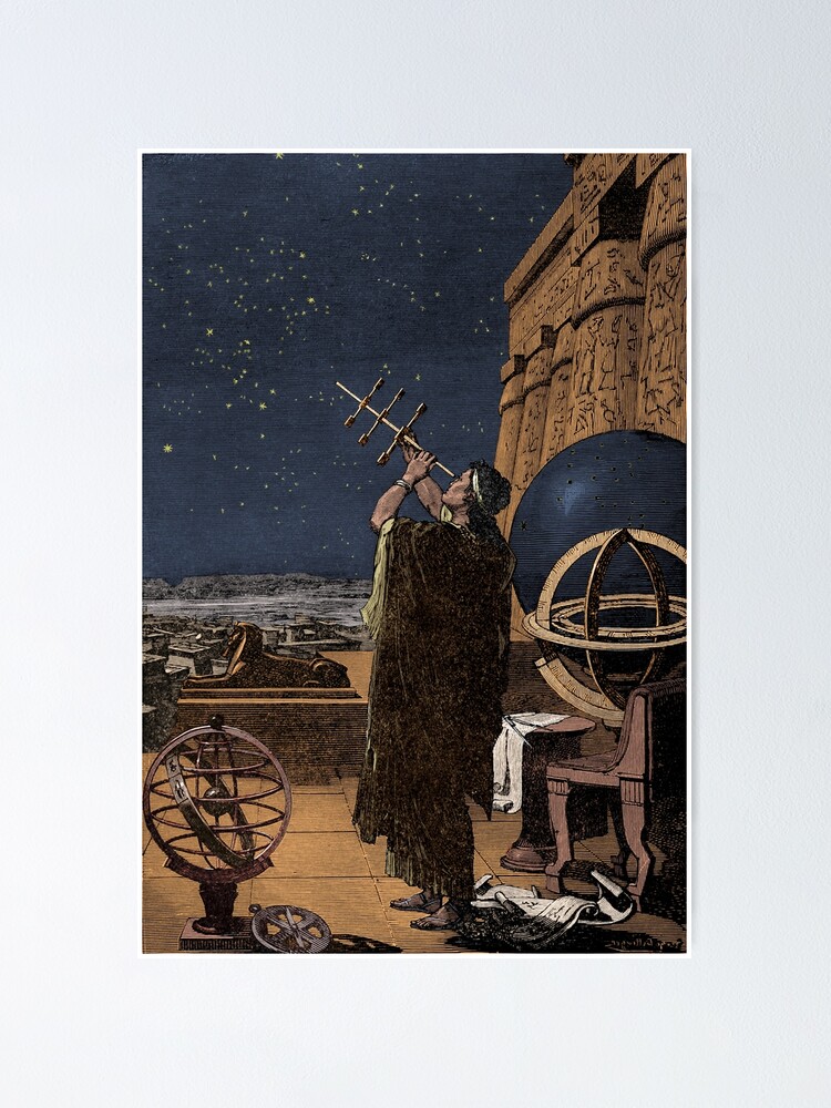 "Hipparchus, Greek Astronomer and Mathematician" Poster for Sale by ...