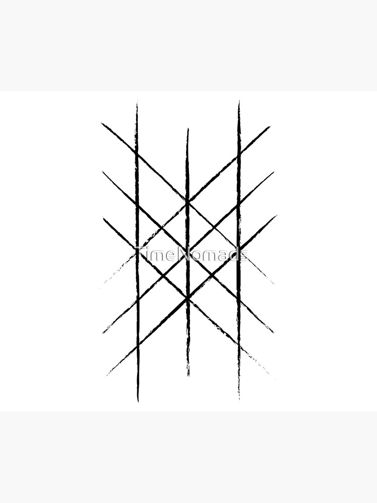 "Web of Wyrd Design | Viking Symbols" Art Print for Sale by TimeNomads ...