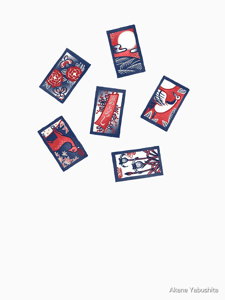 "Playing Card Game / Hanafuda(花札)⁠" T-shirt for Sale by akane-yabushita ...
