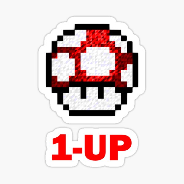 "Mushroom Powerup Mario" Sticker for Sale by Venom1962 | Redbubble