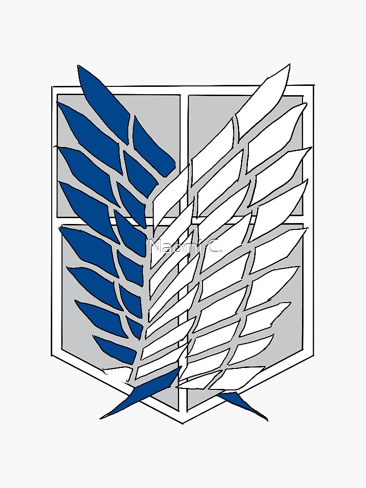 "Scout Corps Emblem Sticker" Sticker by naomicreates20 | Redbubble