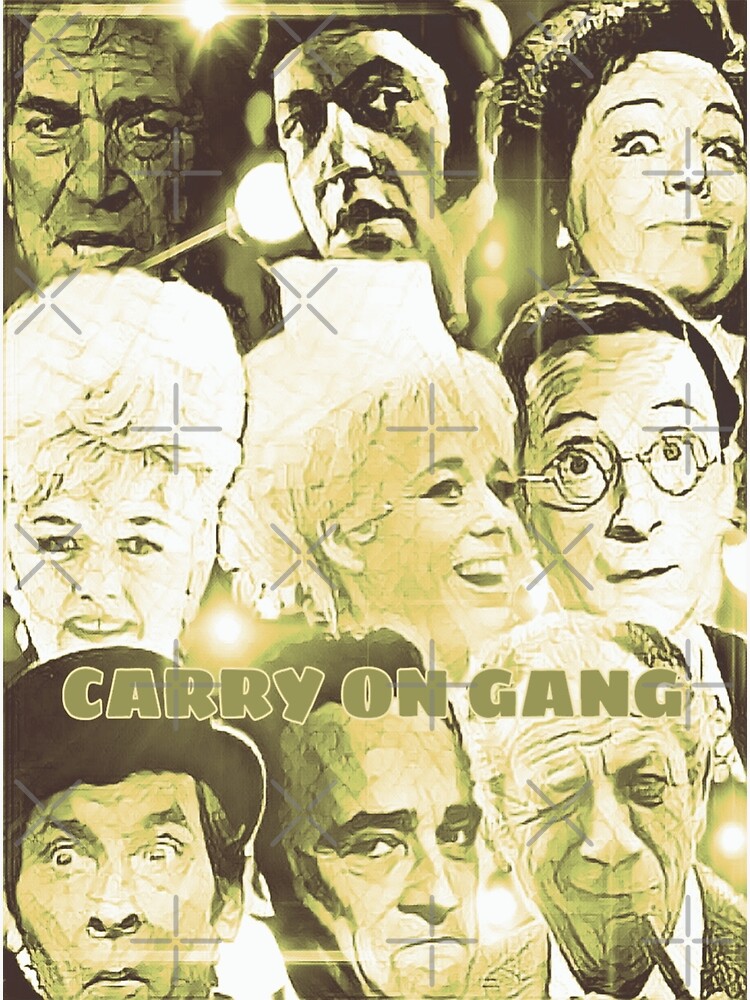 "Carry On Gang" Poster for Sale by RGPdesigns | Redbubble