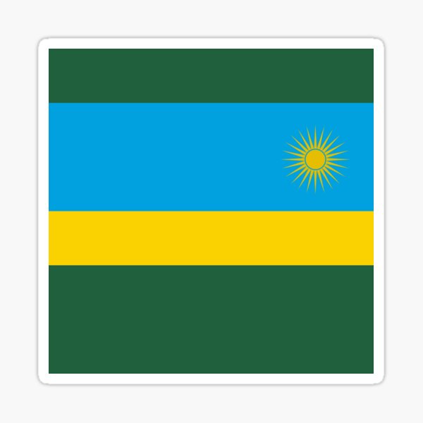 "One Africa Rwandan Fresh" Sticker for Sale by AllstarwireShop | Redbubble