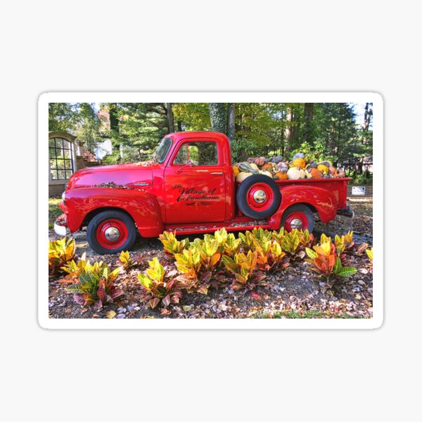 "The Village Of Columbiana Chevy 3100" Sticker for Sale by ...