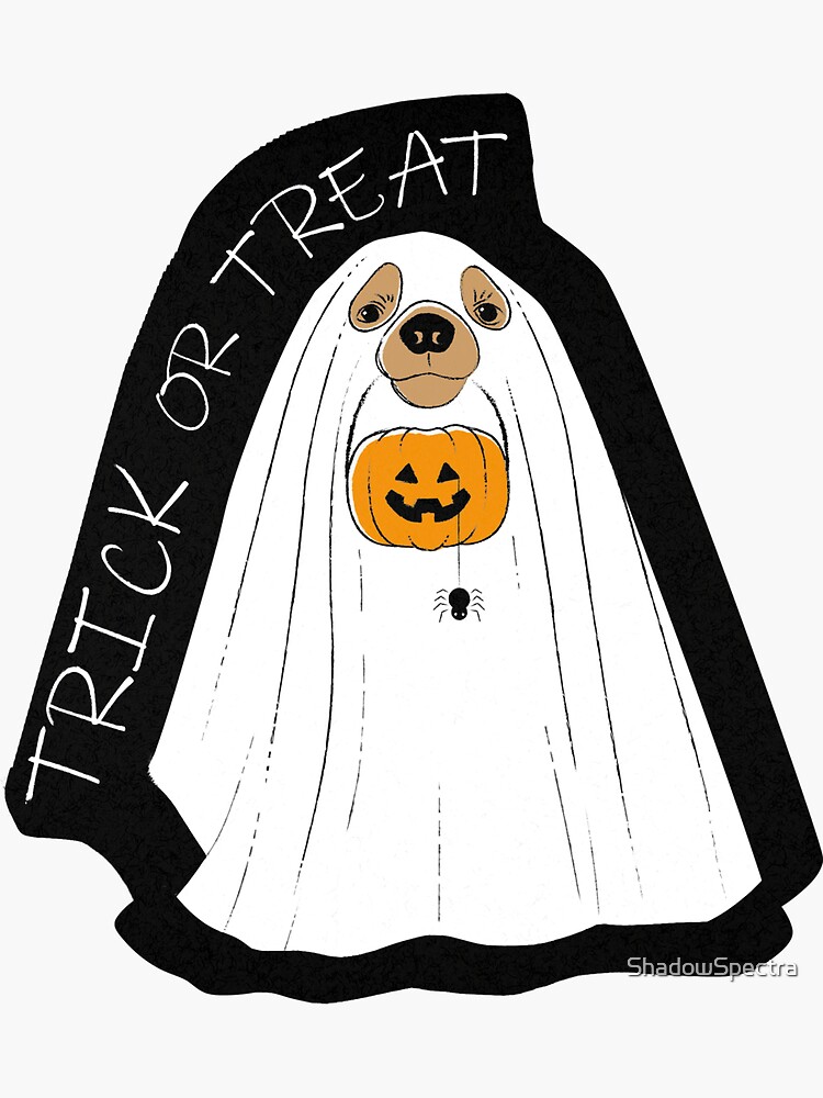 "Spooky Dog (Version 2)" Sticker for Sale by ShadowSpectra | Redbubble