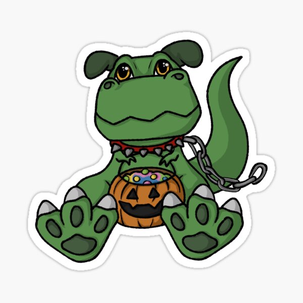 "Puppy Rex" Sticker for Sale by PixelCatCreates | Redbubble