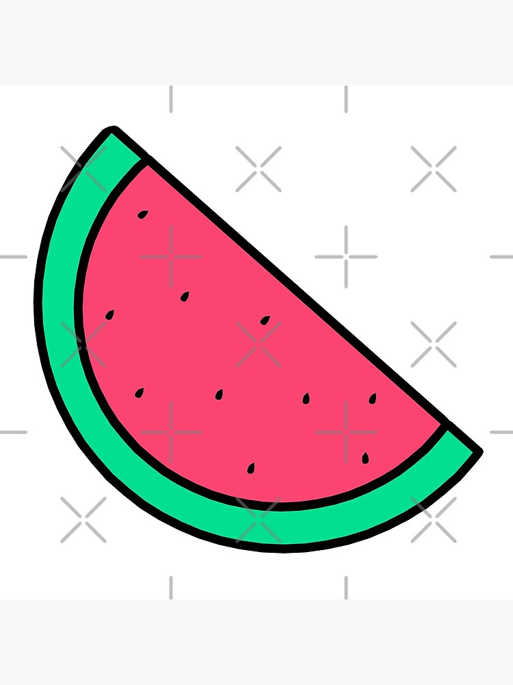 "simple cute watermelon drawing " Poster for Sale by cwileyyy | Redbubble