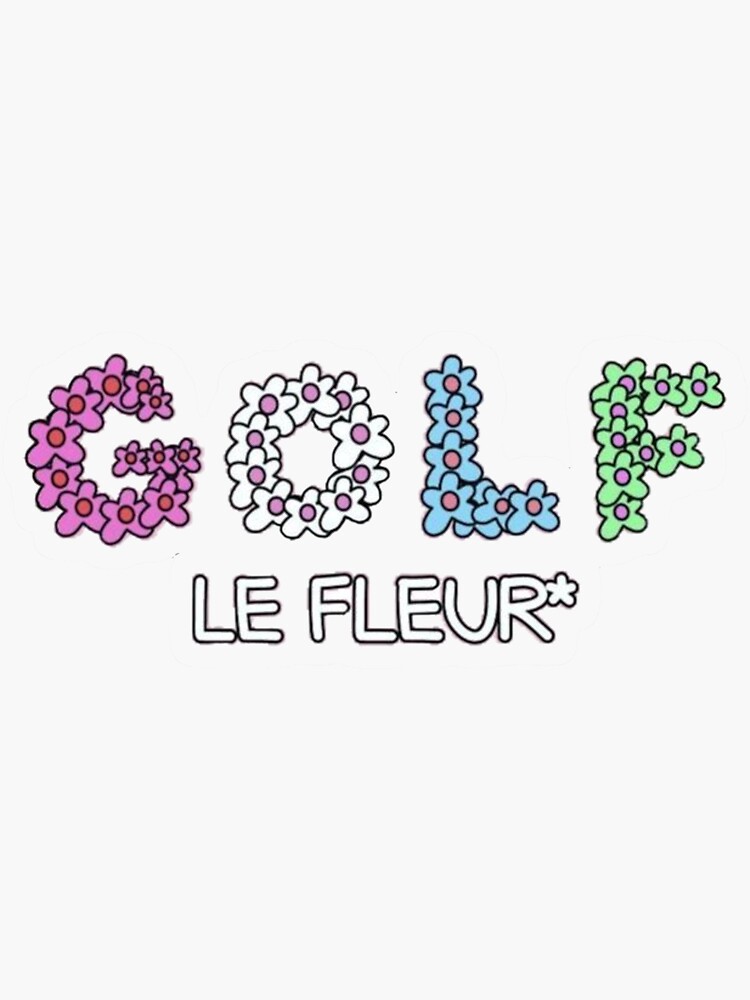"GOLF tyler the creator" Sticker by ninimadeit | Redbubble