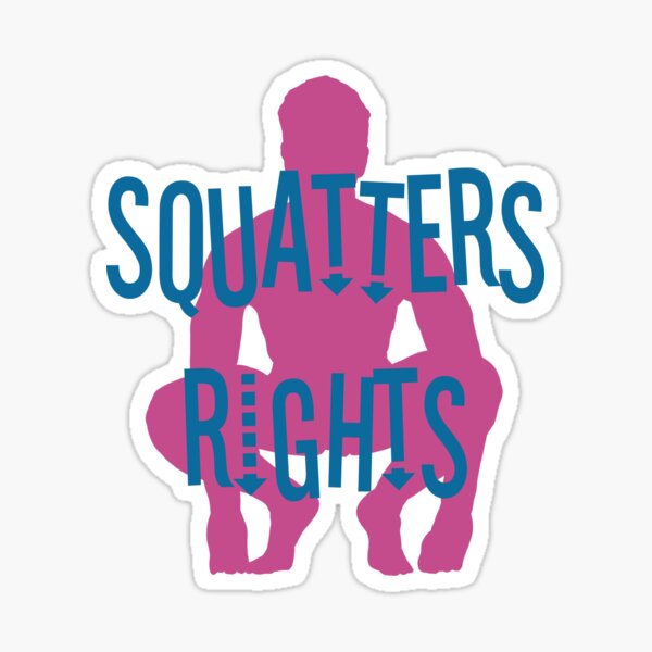 "Squatters Rights A" Sticker for Sale by Chadwik | Redbubble