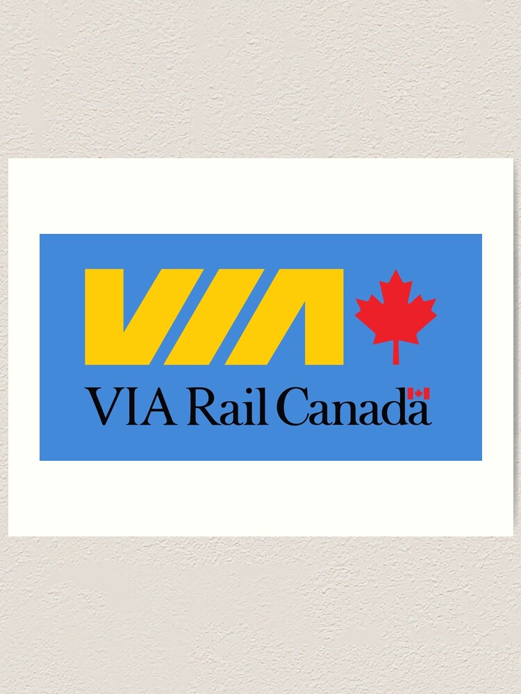 "VIA Train Logo" Art Print for Sale by Biochao | Redbubble