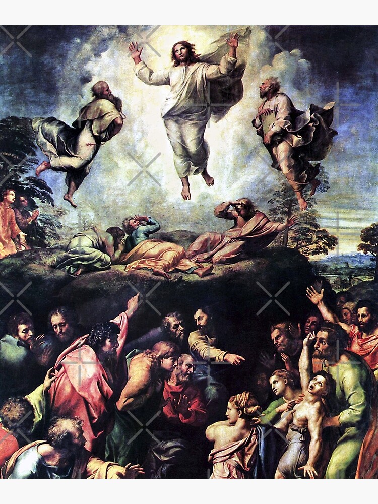 "the transfiguration by raphael painting, renaissance art, ancient ...