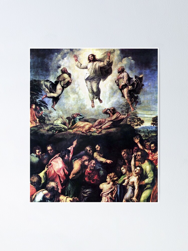 "the transfiguration by raphael painting, renaissance art, ancient ...