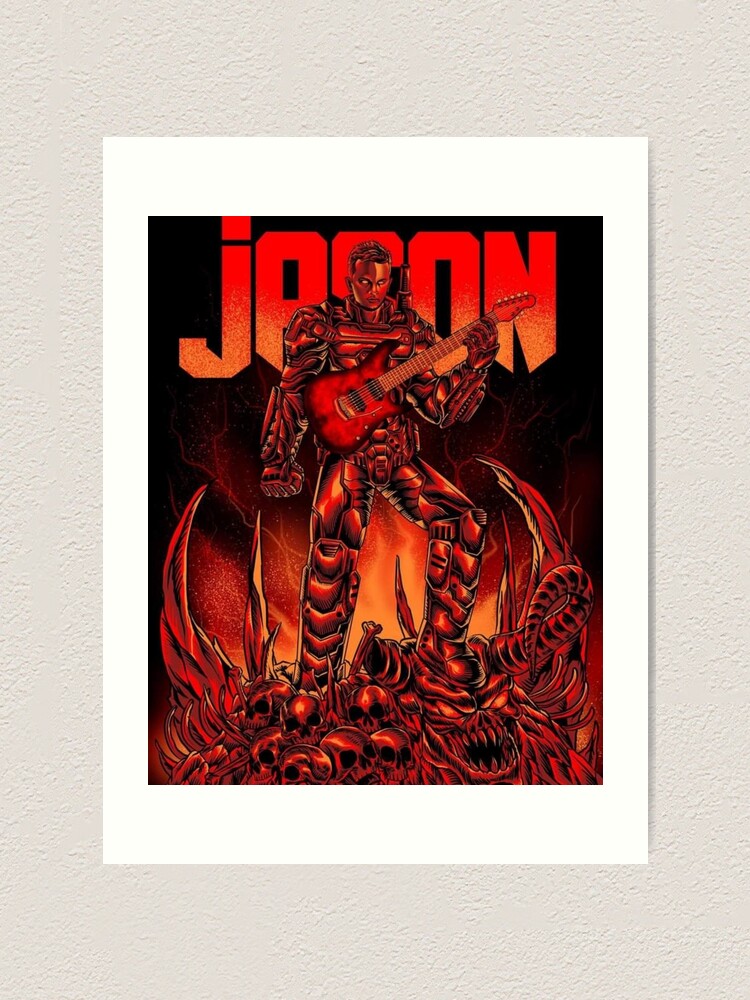 "Jason Richardson - Djent Eternal" Art Print for Sale by Borlos | Redbubble
