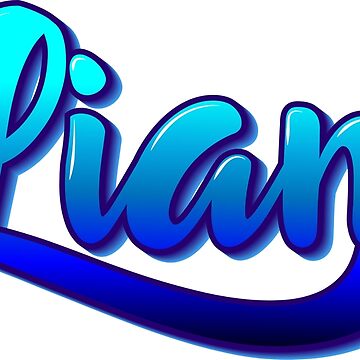 Póster con la obra «Nombre Liam con letras en color azul, negro con ...