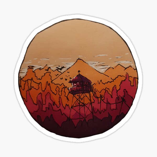 "Firewatch" Sticker by Suilion | Redbubble