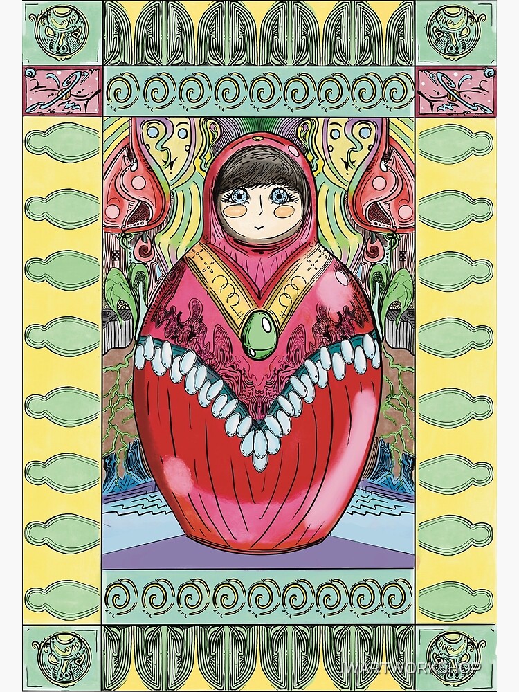 "Matryoshka Regalia" Poster for Sale by JWARTWORKSHOP | Redbubble