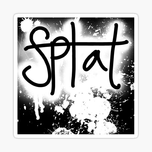 "Splat" Sticker by artSMG | Redbubble