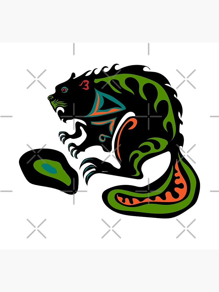 "Beaver Amik Wisdom Indigenous Ojibwe Seven Teachings WAWEZHI CANADA ...