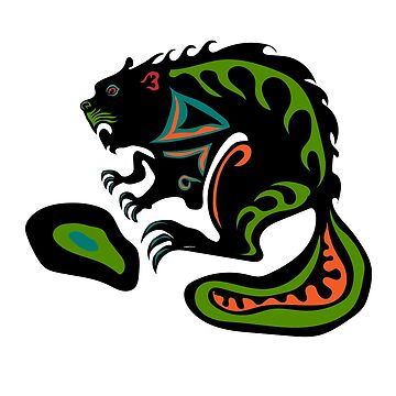 "Beaver Amik Wisdom Indigenous Ojibwe Seven Teachings WAWEZHI CANADA ...