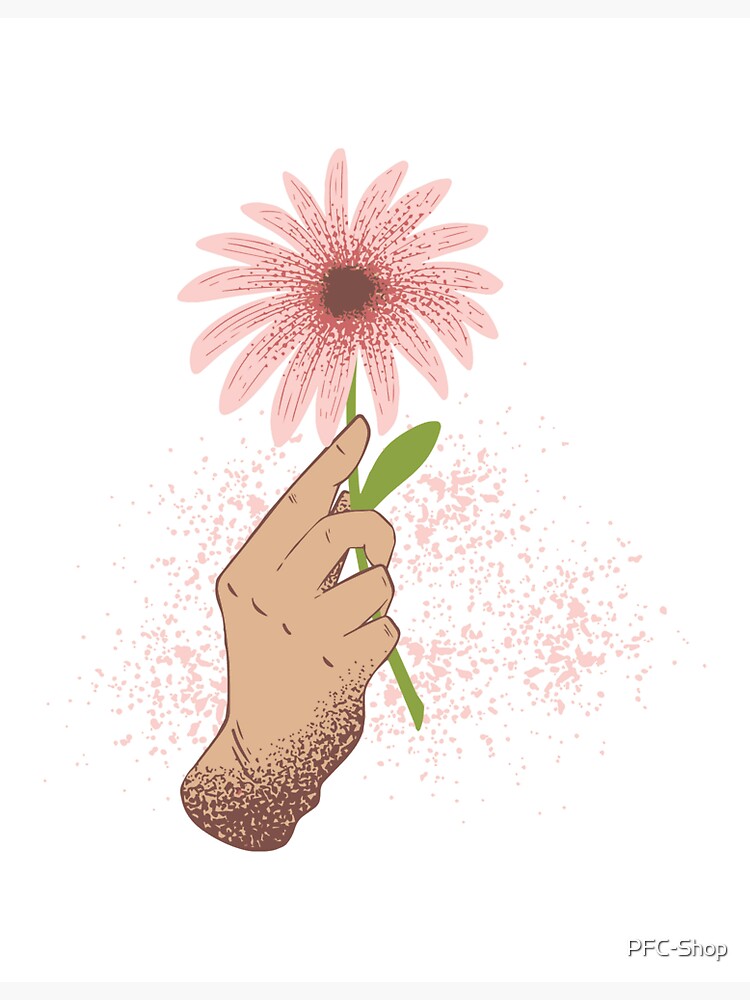 "Flower Aesthetic " Sticker by PFC-Shop | Redbubble