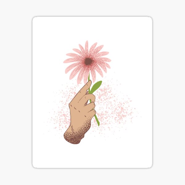 "Flower Aesthetic " Sticker by PFC-Shop | Redbubble