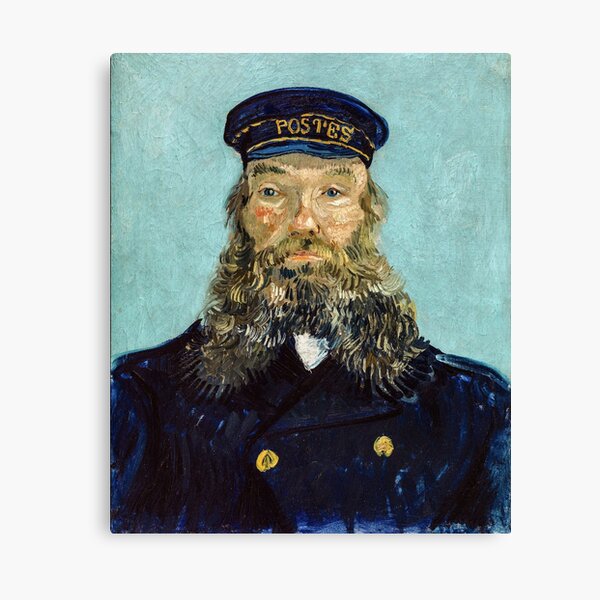 " van gogh portrait of the postman joseph roulin, renaissance art ...