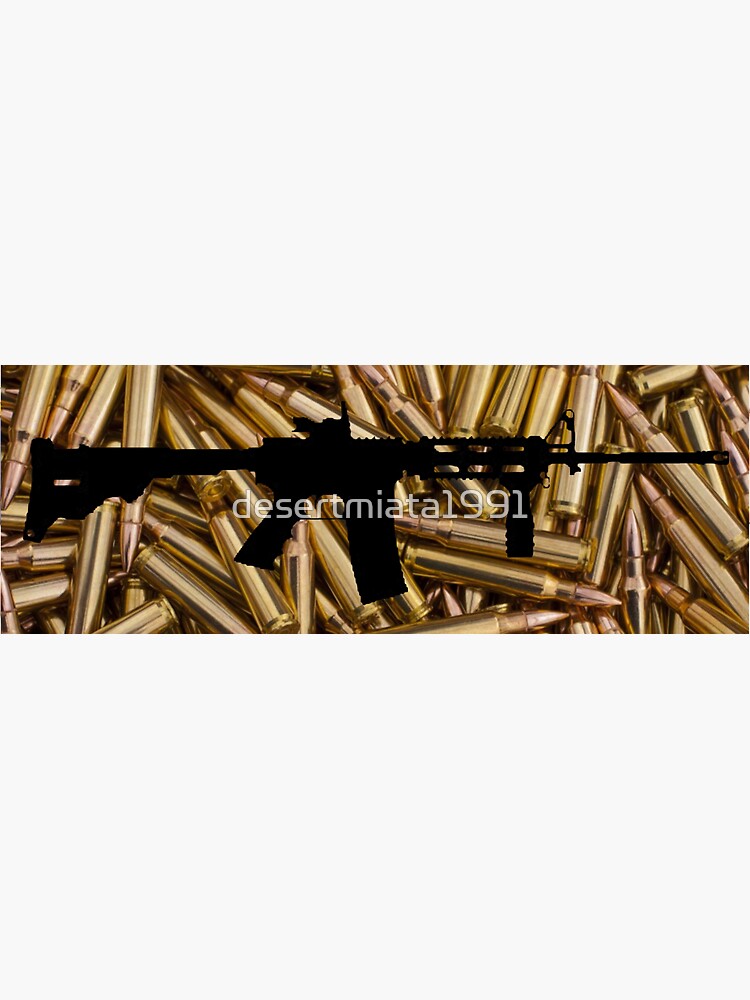 "ar 15" Sticker by desertmiata1991 | Redbubble