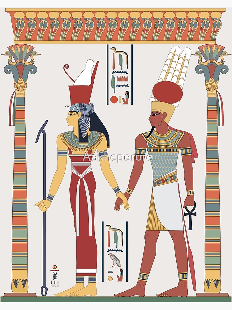 "Jubilation of Amun and Mut" Photographic Print by Aakheperure | Redbubble