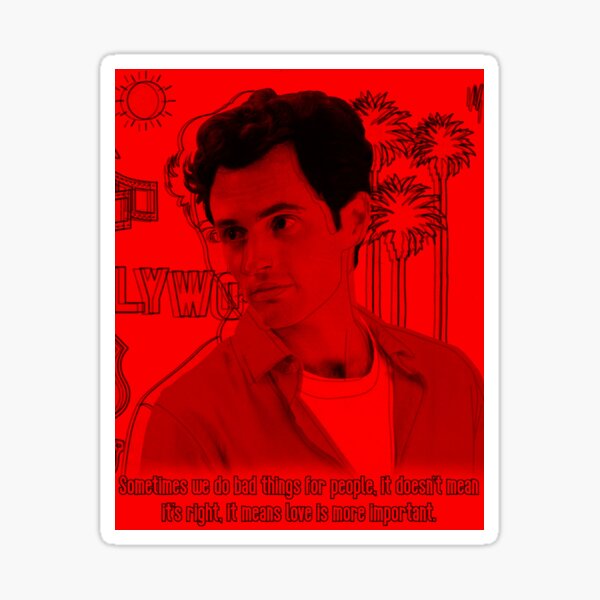 "You Joe Goldberg" Sticker for Sale by JustiesDesigns | Redbubble