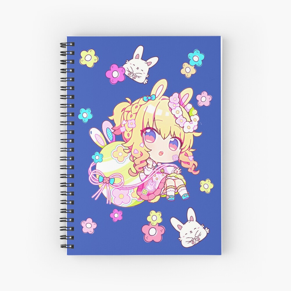 "Chibi Anime Girl Anime Suge Blue Version." Spiral Notebook by ...