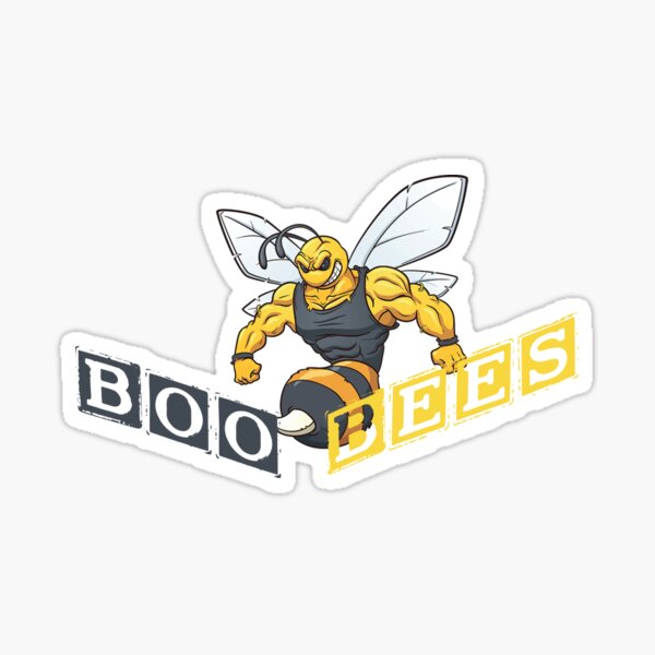 "Boo Bees - Boo Bees" Sticker for Sale by Fares-Boutique | Redbubble