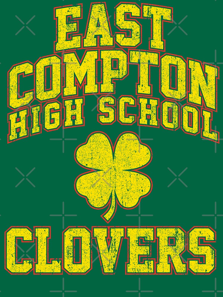 "East Compton High School Clovers" T-shirt for Sale by huckblade ...