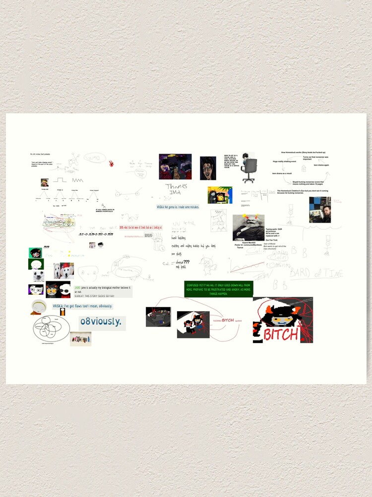"Homestuck chart 2" Art Print for Sale by RevScarecrow | Redbubble