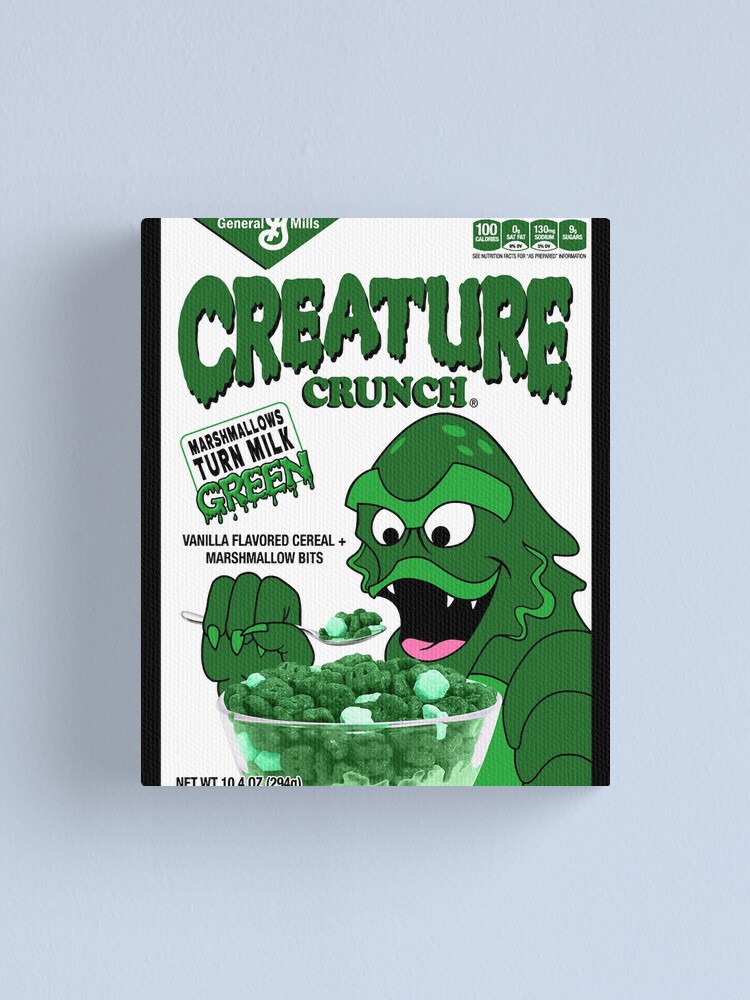 "Creature Crunch Monster Turns Milk Green Parody 70s Monster Breakfast ...