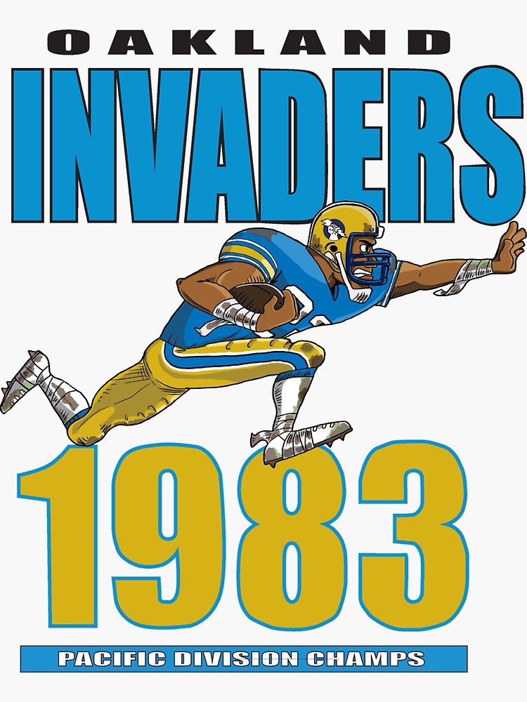 "usfl football vintage sports teams defunct leagues oakland invaders ...