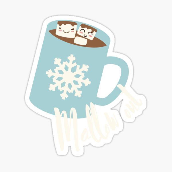 "Mallow Out" Sticker by MenMakeSammichs | Redbubble