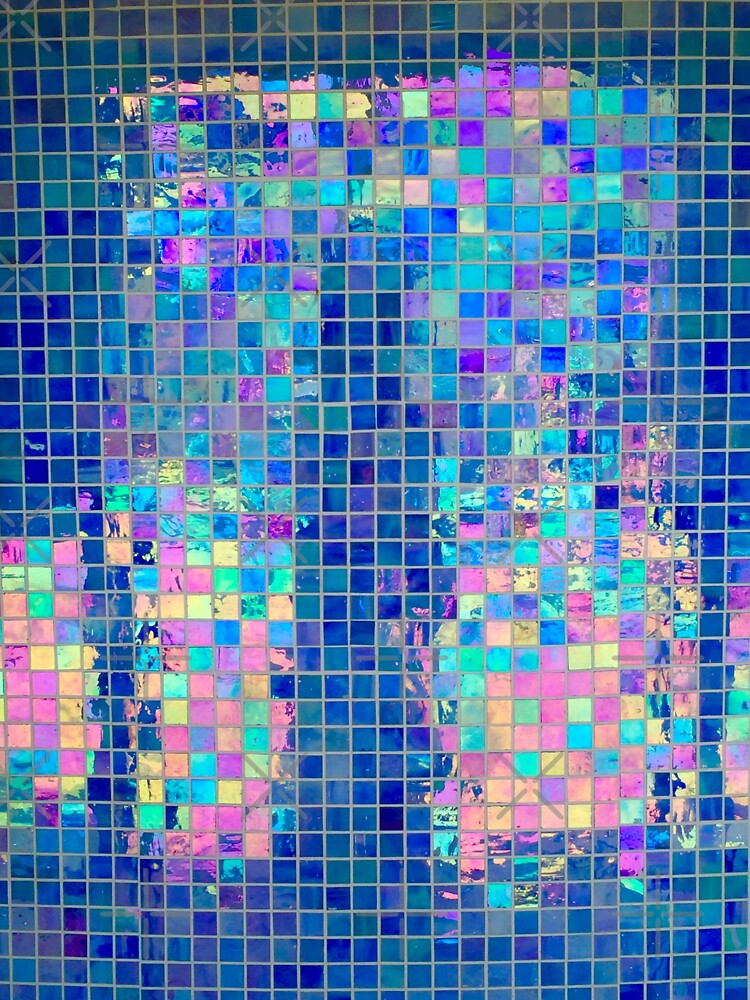 "Pool Tile Selfie" Sticker for Sale by ephotocard | Redbubble