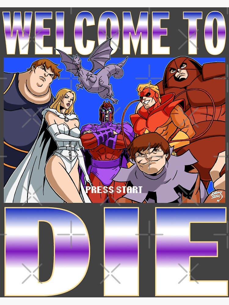 "Welcome To Die Pixelated Arcade Game" Poster for Sale by weaponx5203 ...