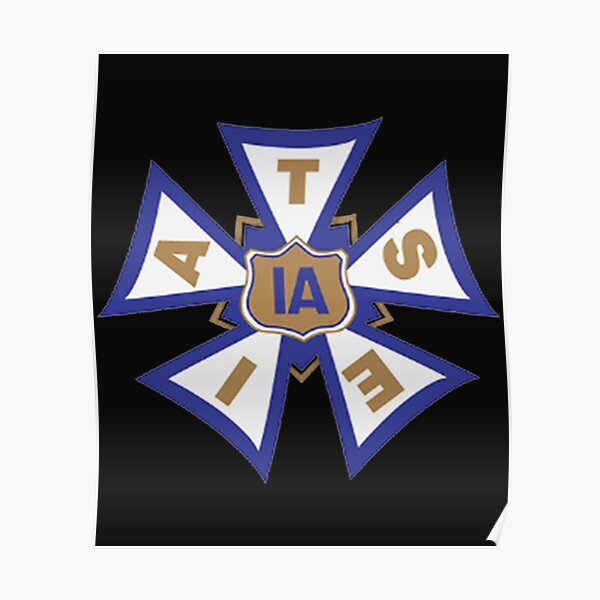 "IATSE Logo " Poster for Sale by SlayShop66 | Redbubble