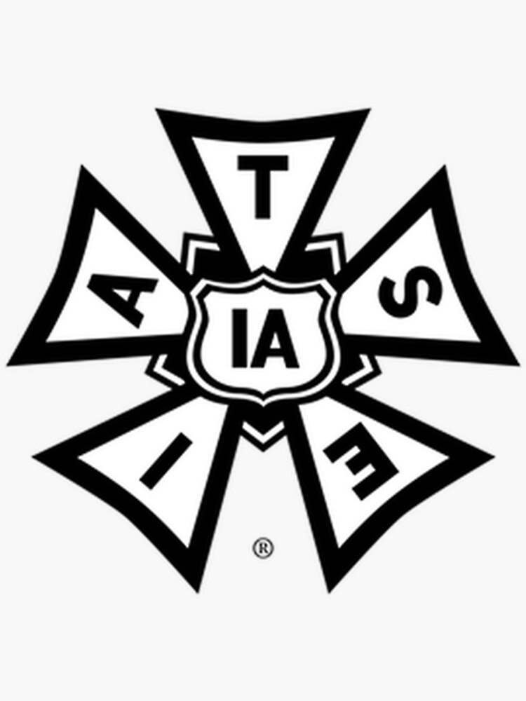 "IATSE Logo " Sticker for Sale by SlayShop66 | Redbubble