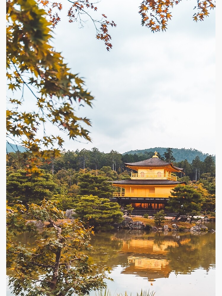 "Kyoto's Golden Temple" Poster by HimanshiShah | Redbubble