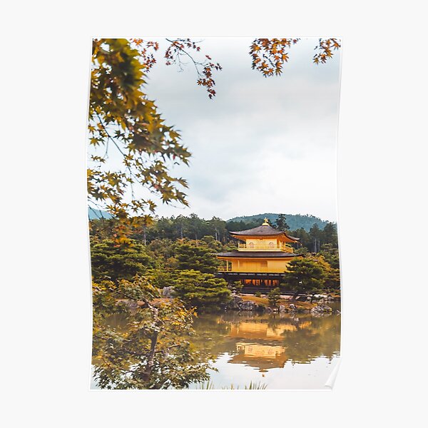 "Kyoto's Golden Temple" Poster by HimanshiShah | Redbubble