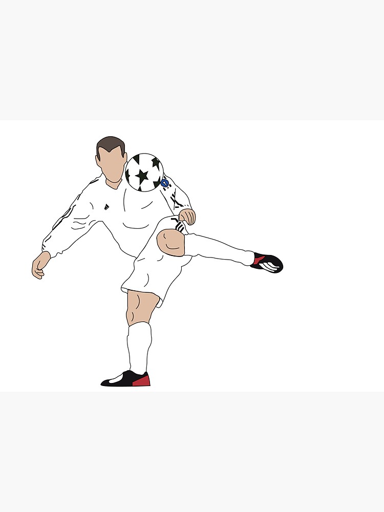 "Zinedine Zidane" Sticker by MattW05 | Redbubble
