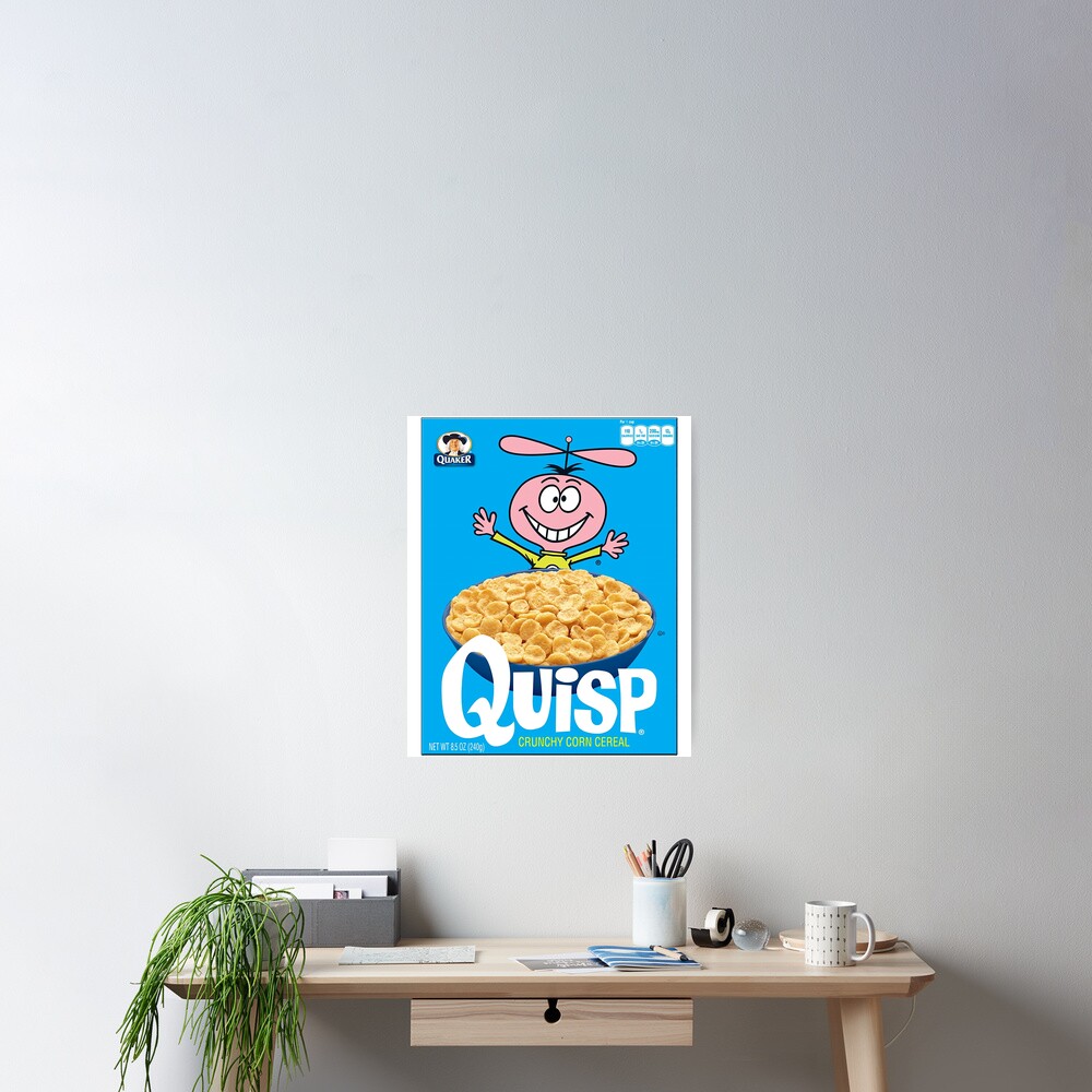 "Fruit Brute Breakfast General Mills Quisp Cereal Retro" Poster for ...