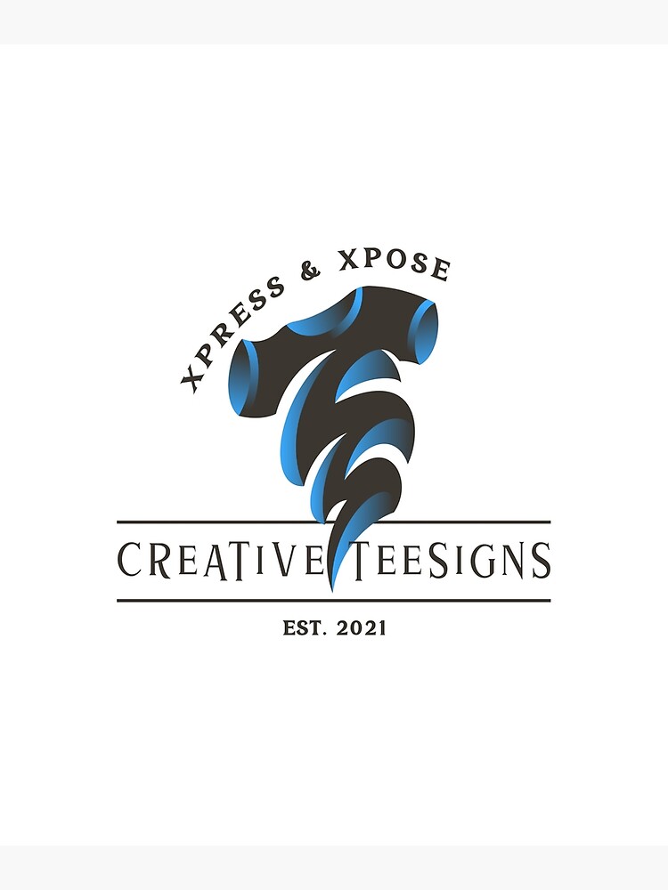 "Creative Teesigns Logo" Poster for Sale by creativeteesign | Redbubble