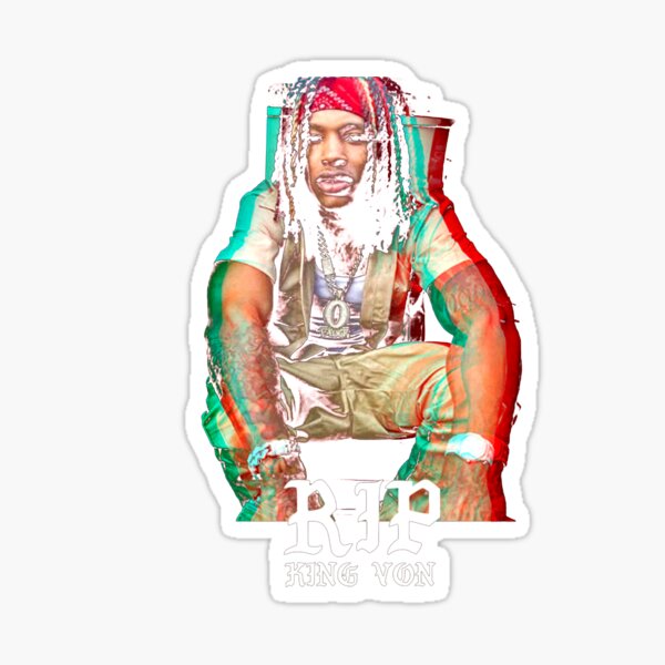 "RIP King Von, King Von, Rest In Peace, King Von, RIP King Von Poster ...